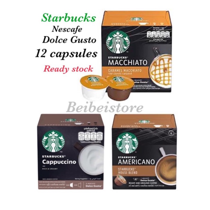 Jual Kopi - Ndg Nescafe Dolce Gusto Starbucks Coffee Capsules Kapsul ...