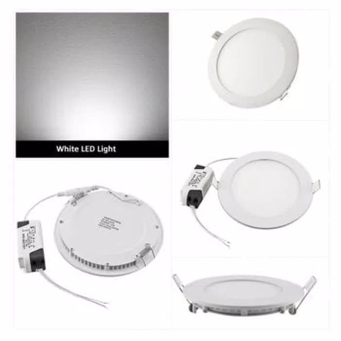 Jual Lampu Downlight LED Panel INBOW 6w 12w 18w BULAT 6500k | Shopee ...