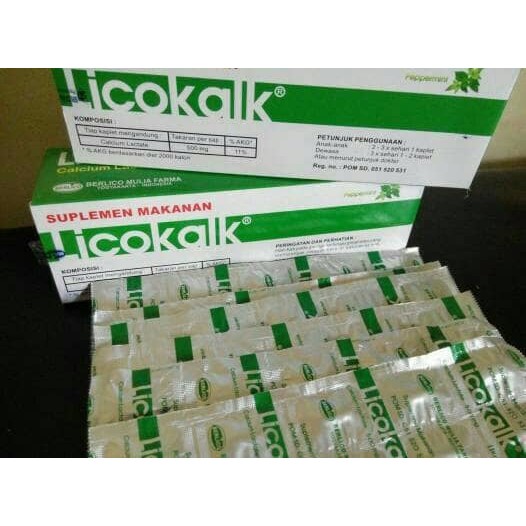Jual Licokalk 100tablet suplemen makanan | Shopee Indonesia