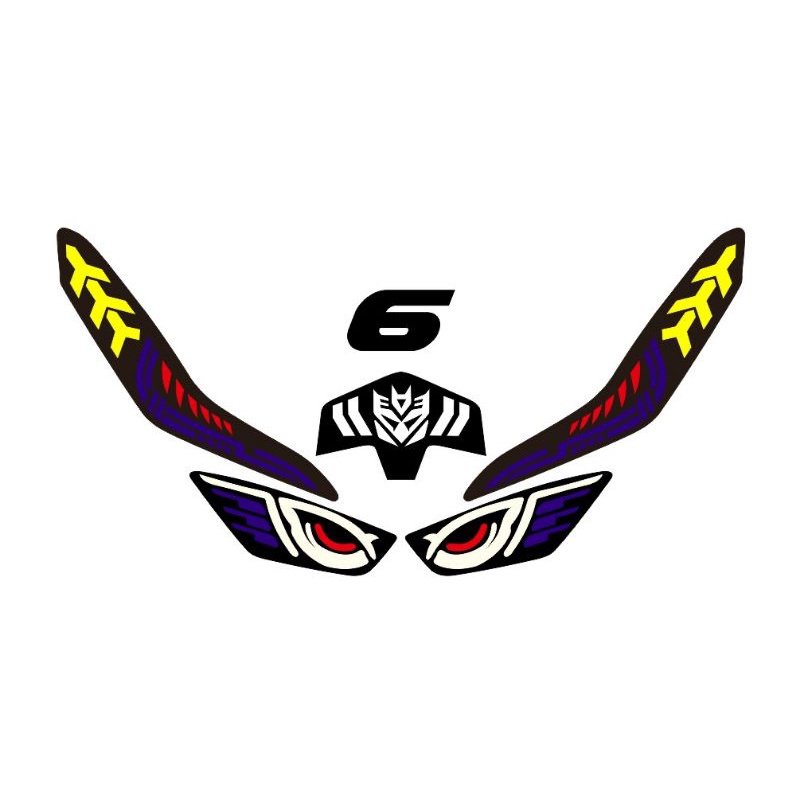 Jual Sticker Mata Elang Lampu, Alis and Stop Lamp Vario 125/150 2018 ...