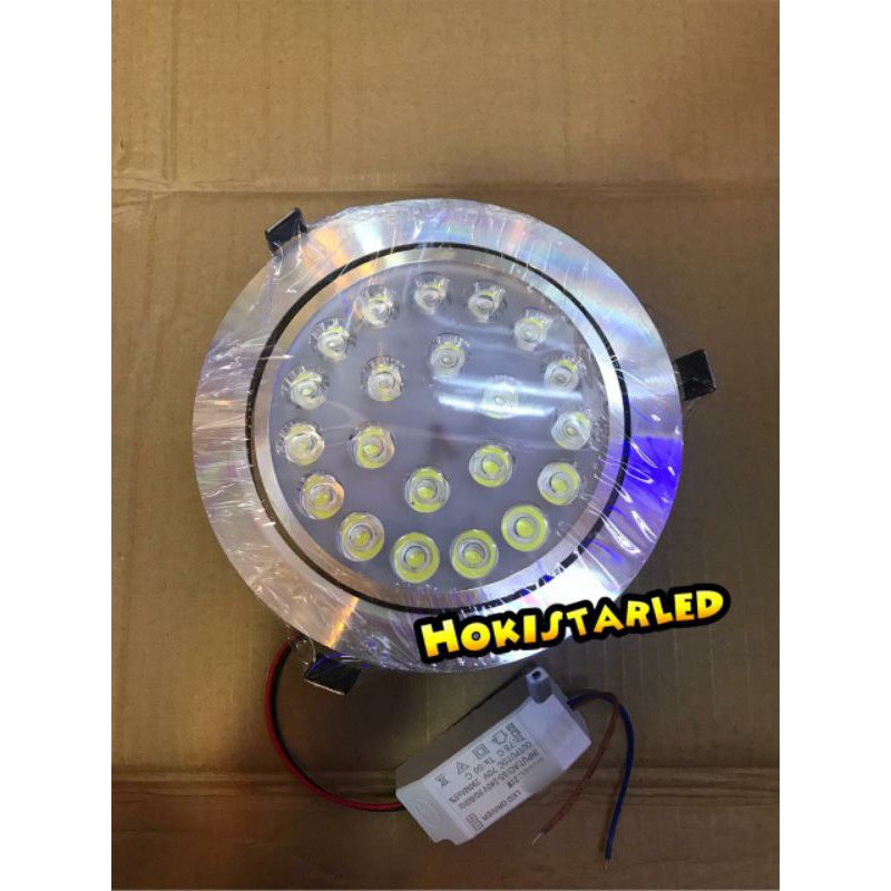 Jual Downlight led tanam plafon ceiling 21watt 21 Watt 21 mata 220volt ...