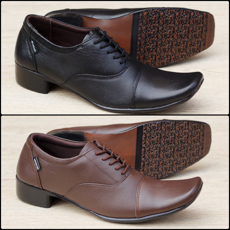 Jual SEPATU PANTOFEL KULIT ASLI AR ARMOR BARCA ORIGINAL LEATHER GENUINE ...