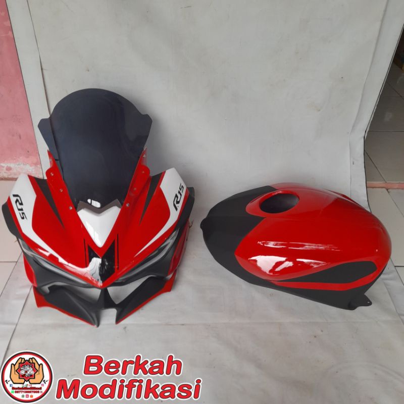 Jual Headlamp R25 Lampu Proji Lis Lampu Winglet Visor Cover Kondom ...