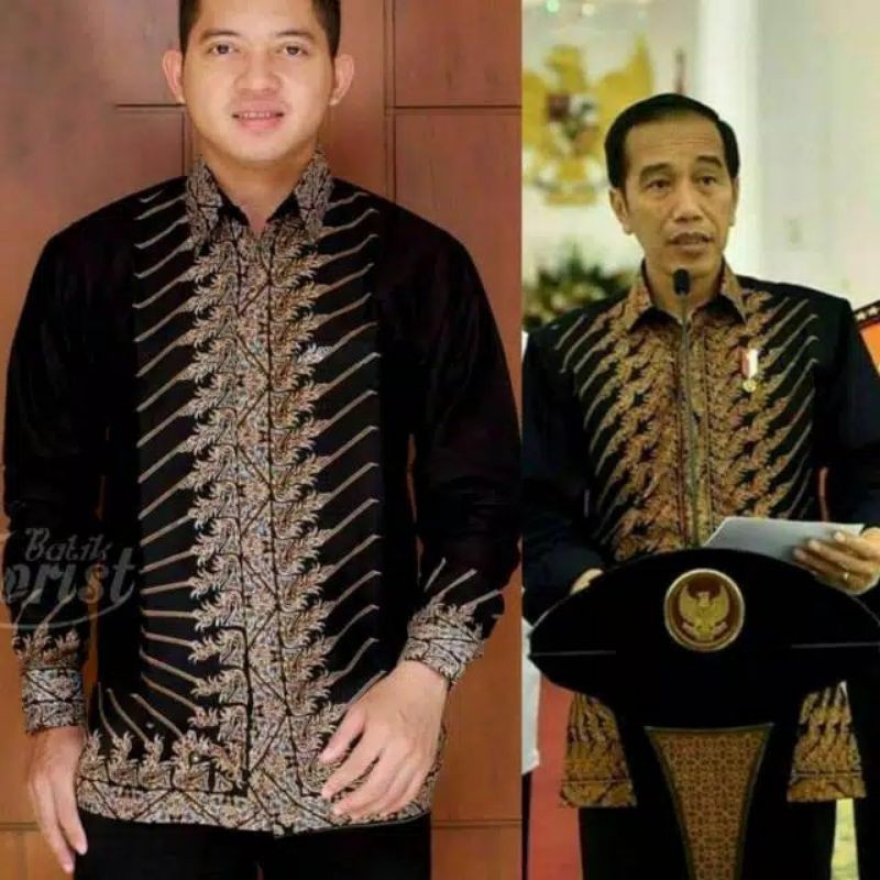 Jual TERLARIS!!! KEMEJA BATIK JOKOWI LENGAN PANJANG SIZE M,L,XL,XXL ...
