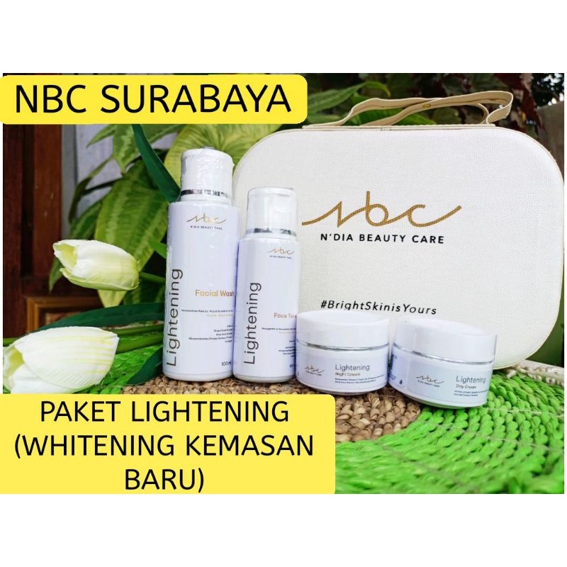 Jual NBC paket whitening / NBC PAKET LIGHTENING / N'DIA BEAUTYCARE ...