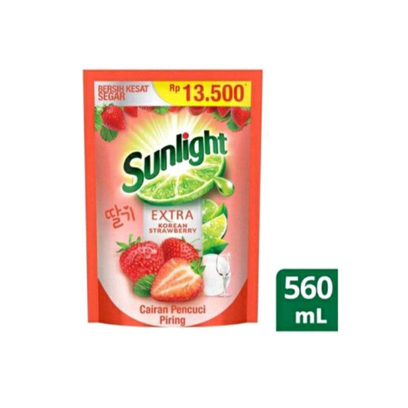 Jual sunlight strawberry 560ml | Shopee Indonesia