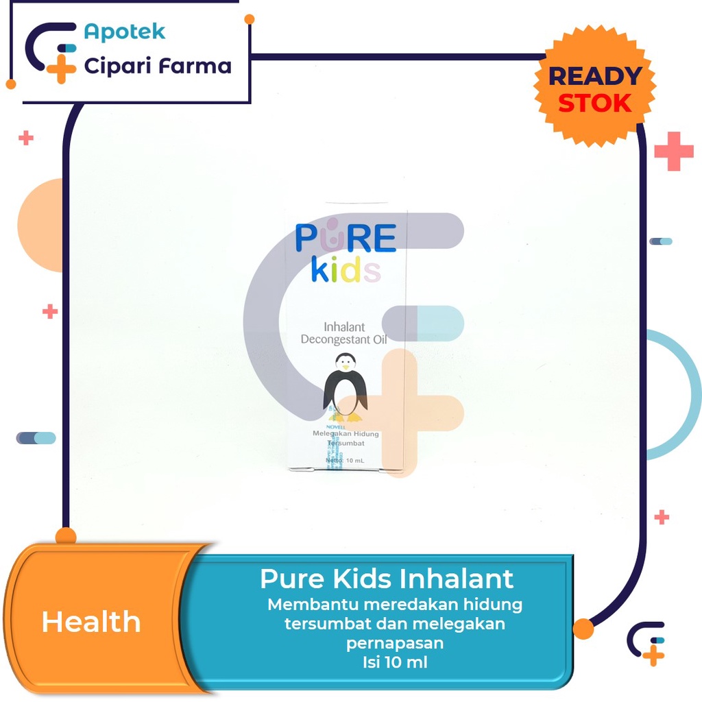 Jual Pure Kids Inhalant Decongestant Oil Obat Melegakan Hidung ...