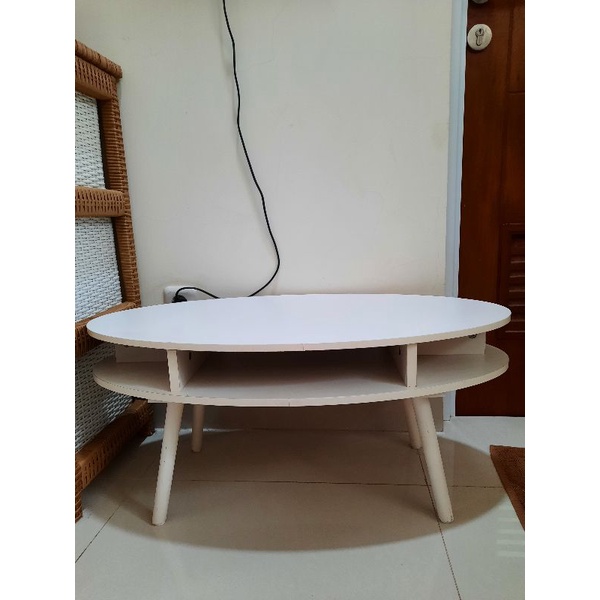 Jual Meja ruang tamu coffee table ifurnholic preloved | Shopee Indonesia