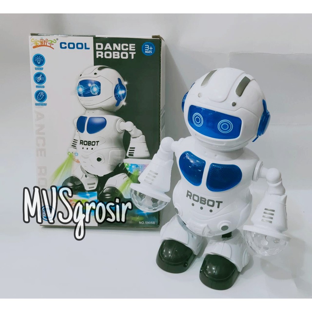 Jual MVSGROSIR MAINAN ANAK ROBOTAN LED LIGHT SMART ROBOTS DANCE RD5905 ...