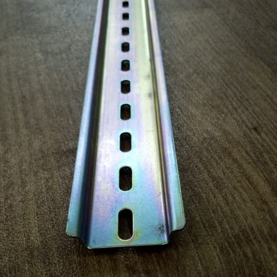 Jual Rel MCB Besi panjang 1 Meter, Rel kontaktor, Din Rel Panel ...