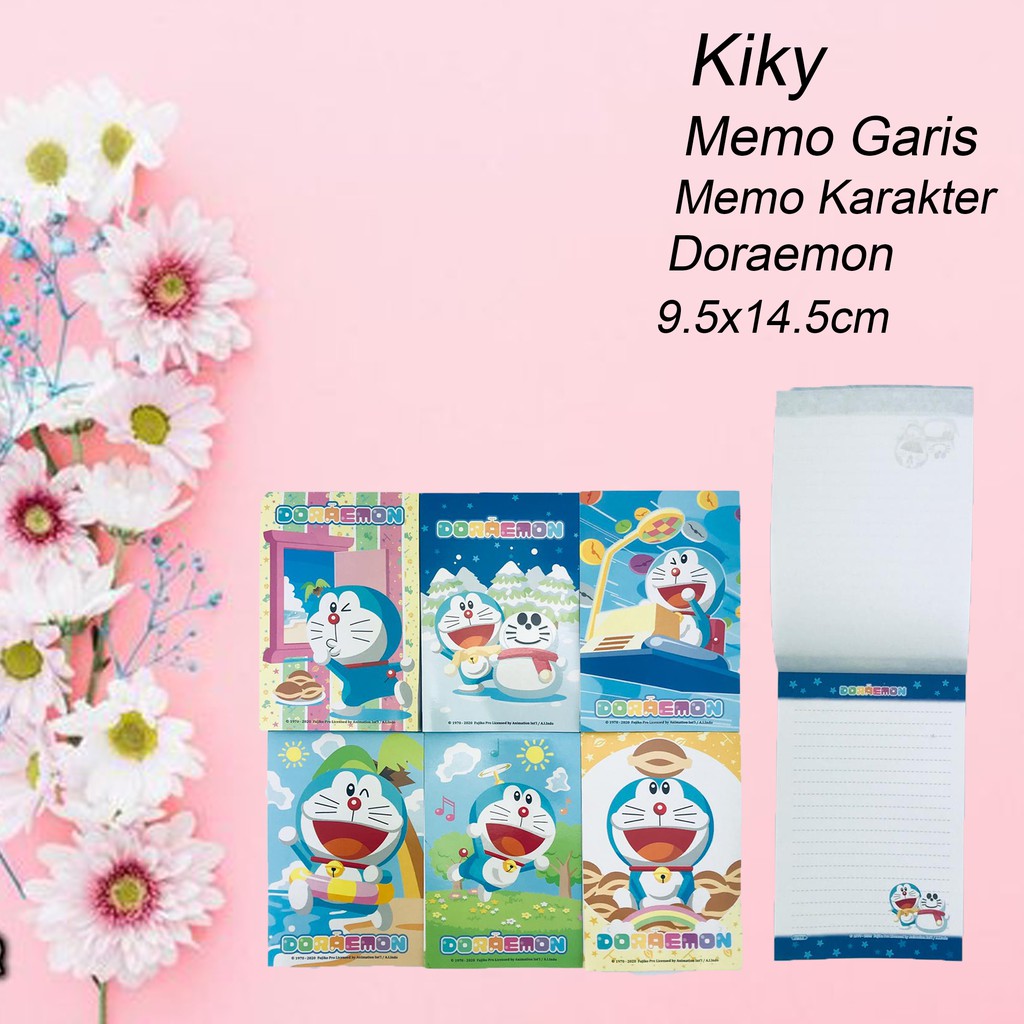 Jual Kiky / Memo Garis / Memo Karakter Doraemon / 9.5x14.5cm | Shopee ...