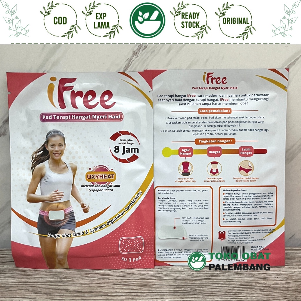 Jual IFREE CAP LANG 1 SACHET PEREDA NYERI HAID KOYO MENSTRUASI HAID ...