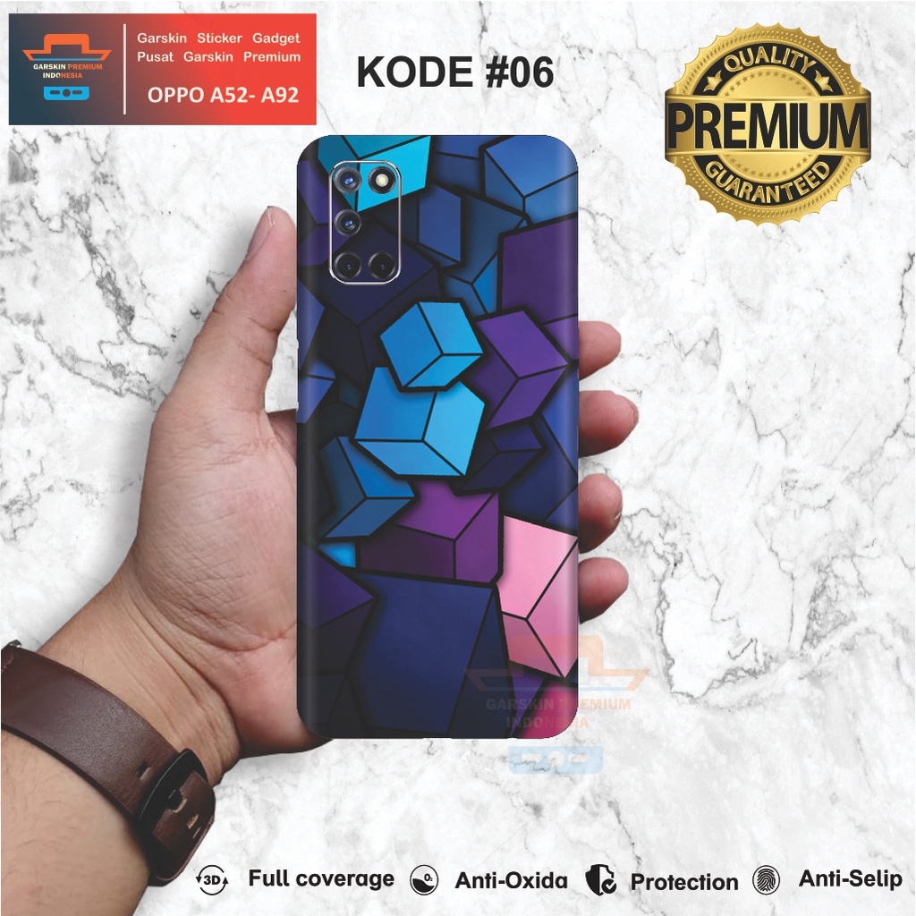 Jual COD Garskin Sticker OPPO A52-A92 Motif 6-10 Bisa Request Gambar ...