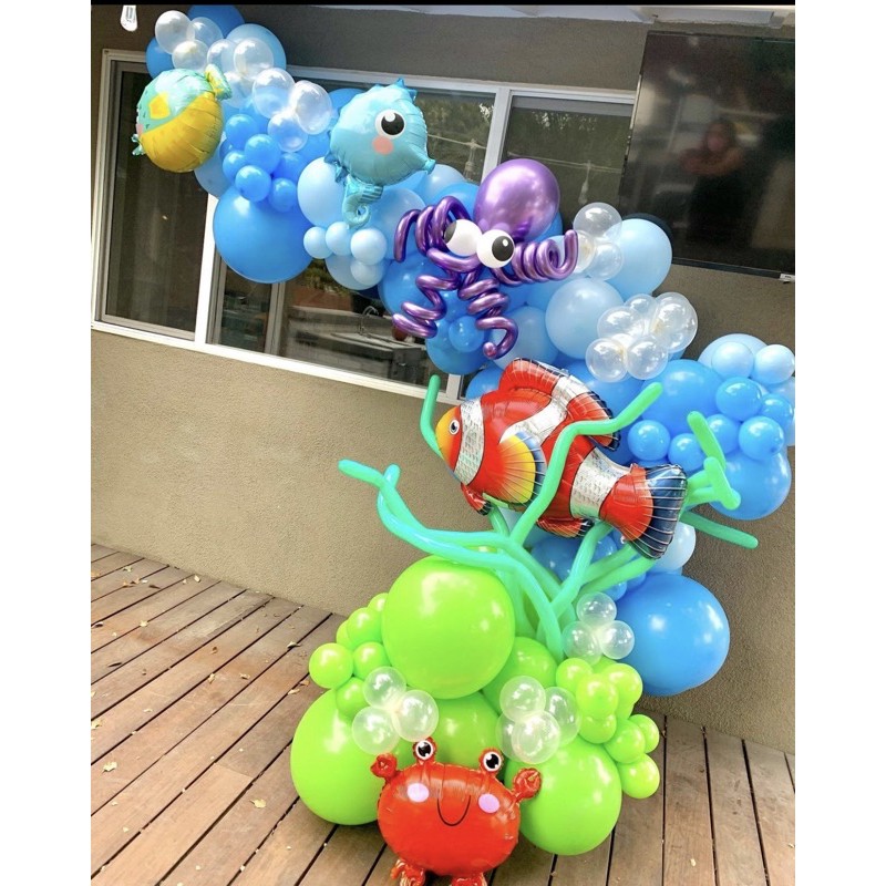 Jual Balon Foil Jumbo Sea animal / Binatang Laut / Bubble Fish ...