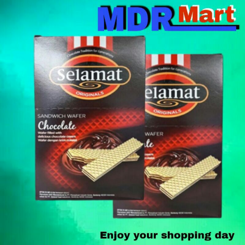 Jual SELAMAT WAFER CHOCOLATE ISI 20 PCS @15 GRAM | Shopee Indonesia