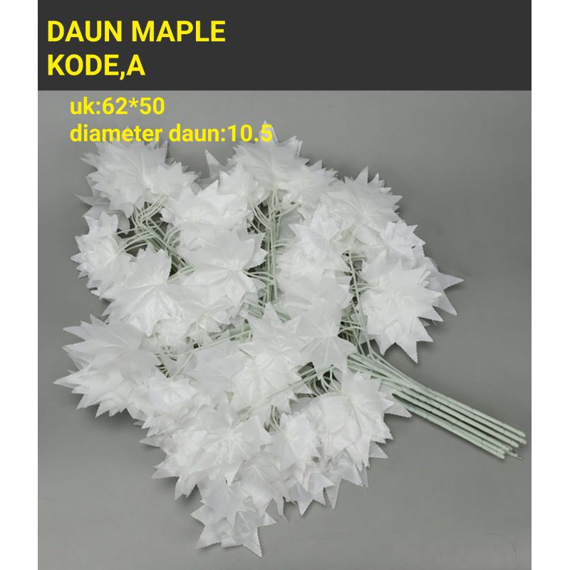Jual DAUN MAPLE PUTIH 1 LSN | Shopee Indonesia