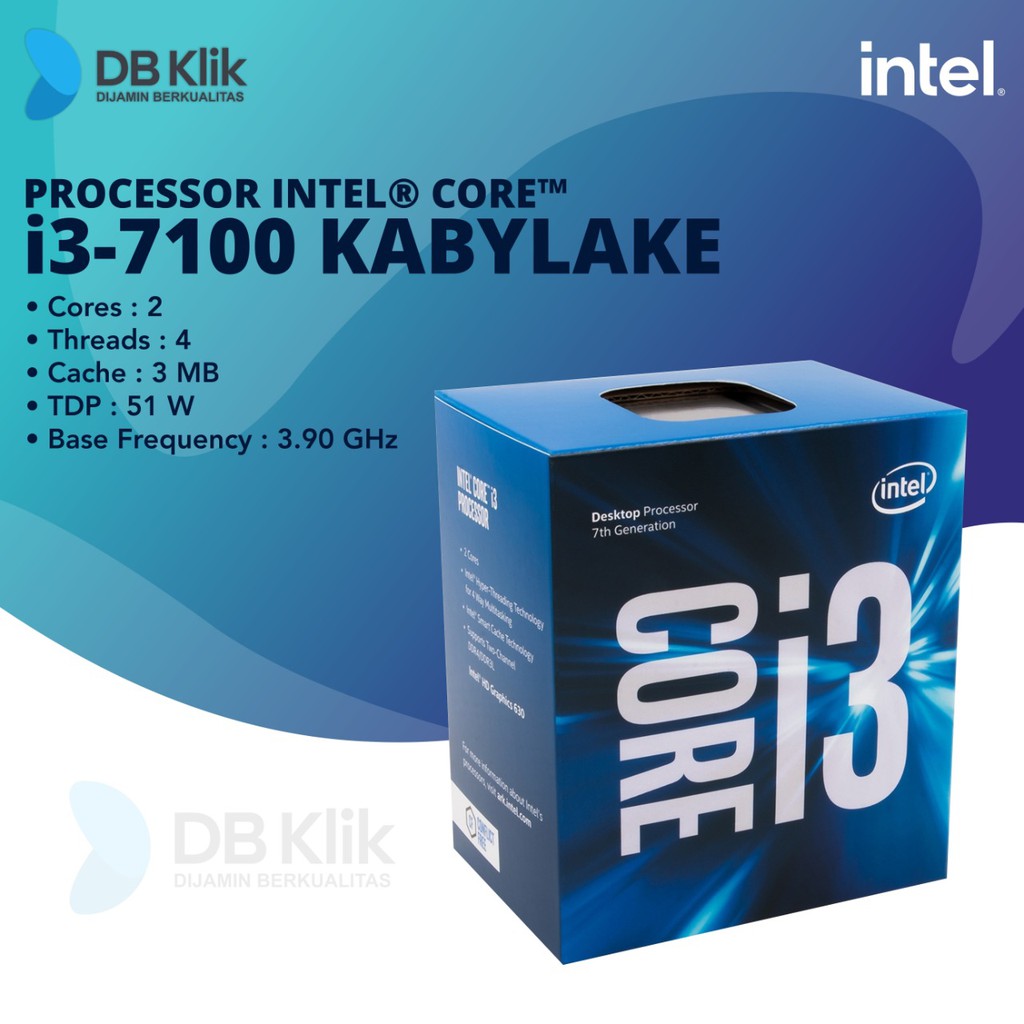 Jual Processor Intel Core i3 7100 Kabylake Box | Shopee Indonesia