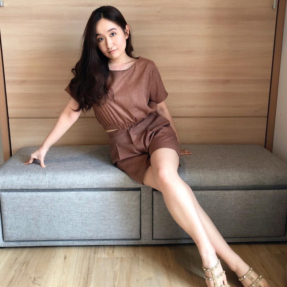 Jual Corrine Set in Brown ( top & bottom ) | Shopee Indonesia