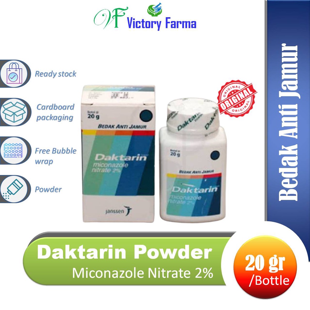 Jual Daktarin Powder 20gr / Bedak Anti Jamur 20 gr | Shopee Indonesia