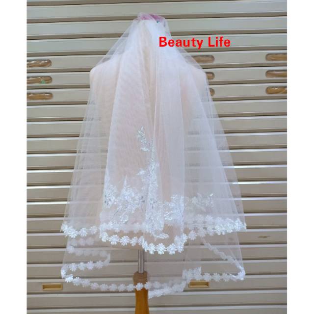 Jual Veil Wedding/Slayer Pengantin putih | Shopee Indonesia