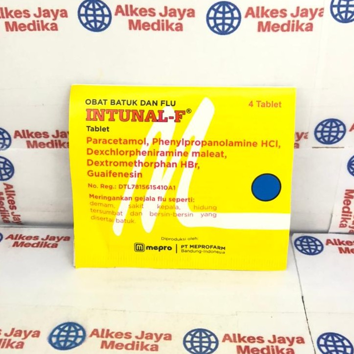 Jual INTUNAL F Isi 4 Tablet - Obat Batuk Pilek | Shopee Indonesia