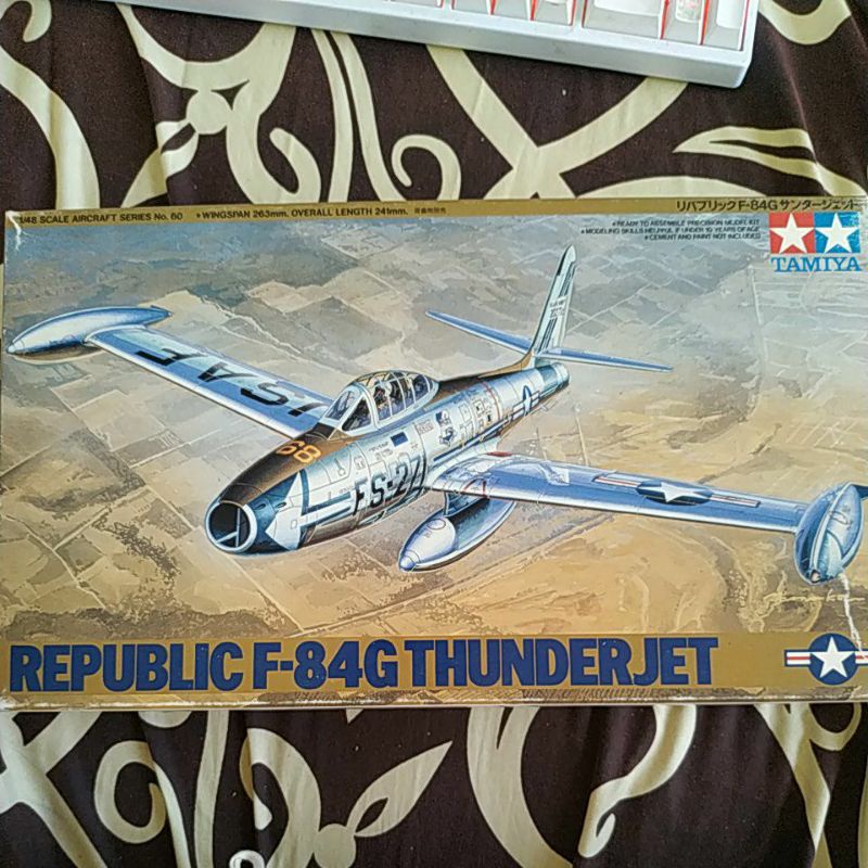 Jual pesawat f-84G thunderjet 1/48 model kit tamiya | Shopee Indonesia