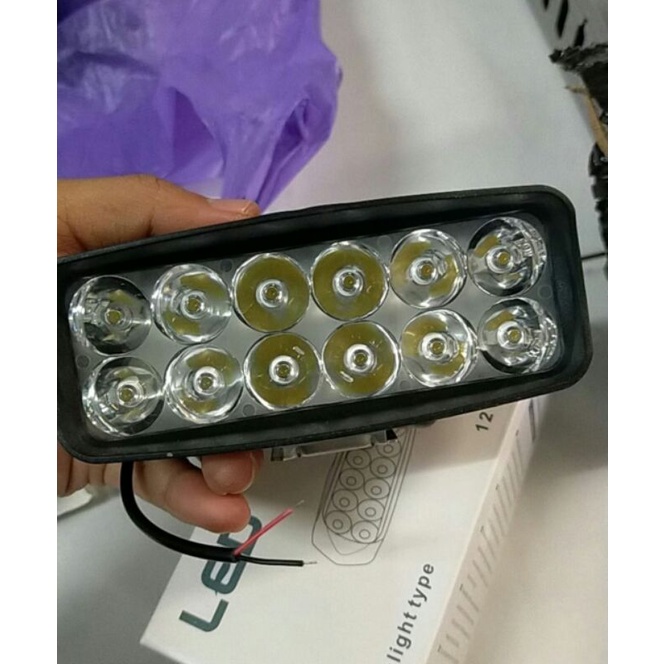 Jual Lampu LED Tembak Sorot motor 12 Titik Mata sangat terang, Fokus ...