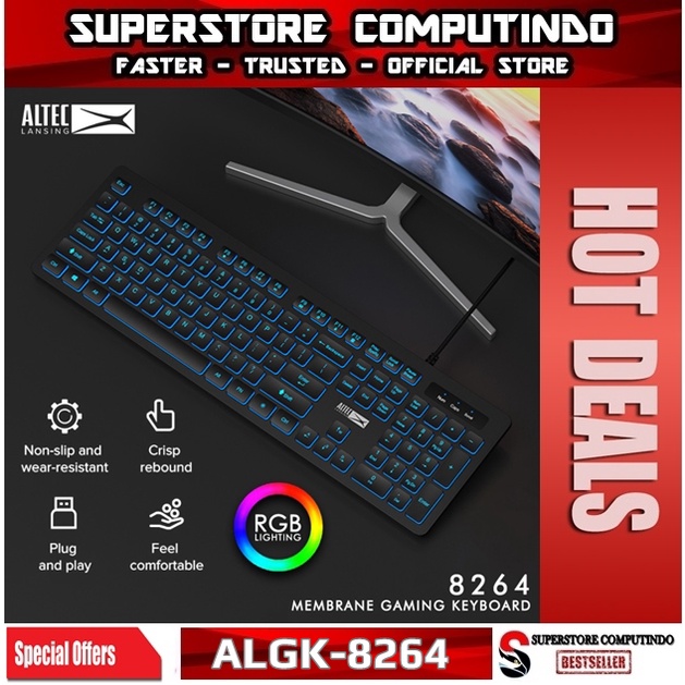 Jual Keyboard Gaming Altec Lansing ALGK-8264 RGB Keyboard - ALTEC ...