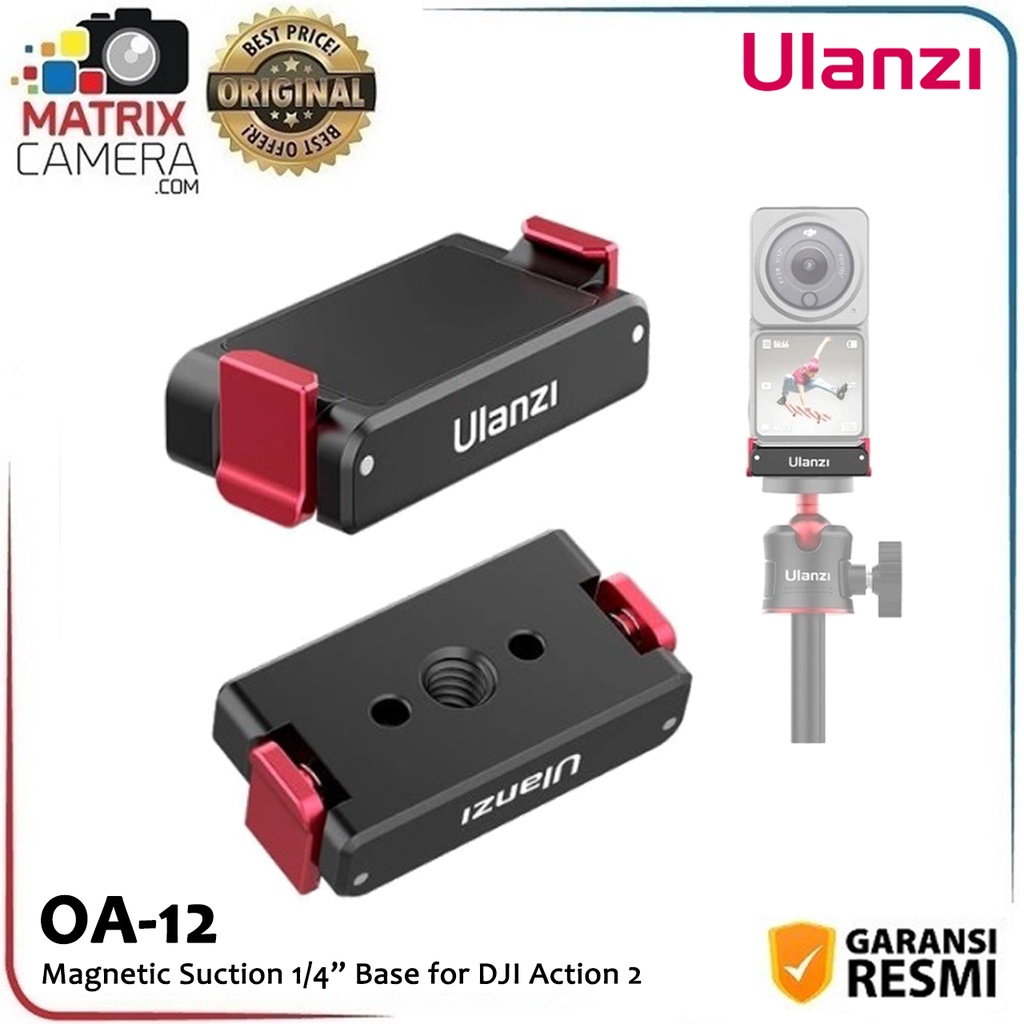 Jual Ulanzi OA-12 Magnetic Suction 1/4'' Base for DJI Action 2 | Shopee Indonesia