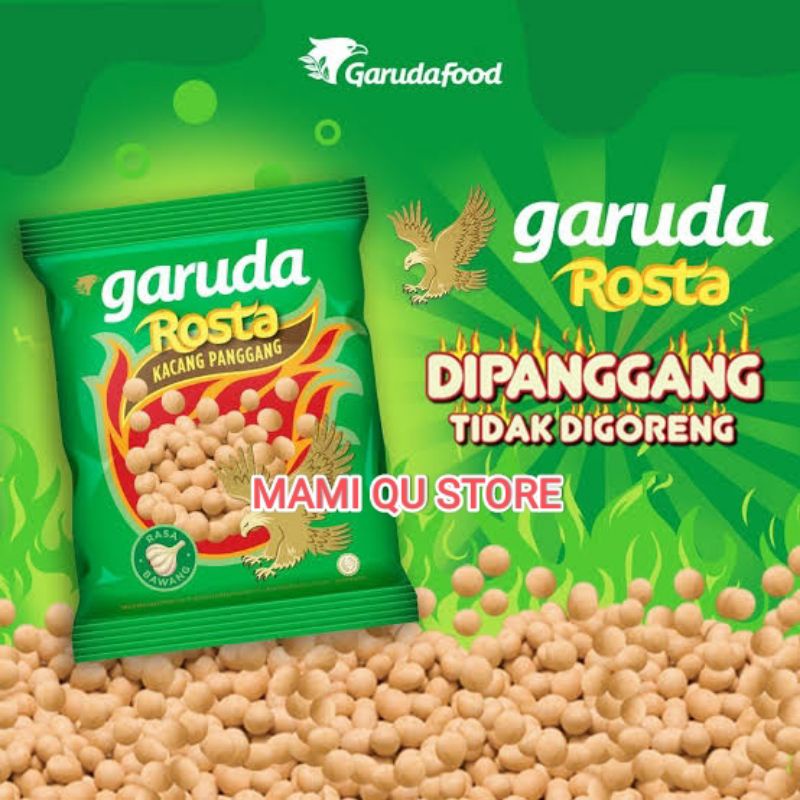 Jual Garuda Rosta Kacang Panggang 1 Renceng (10Pcs x 11 Gram) | Shopee ...