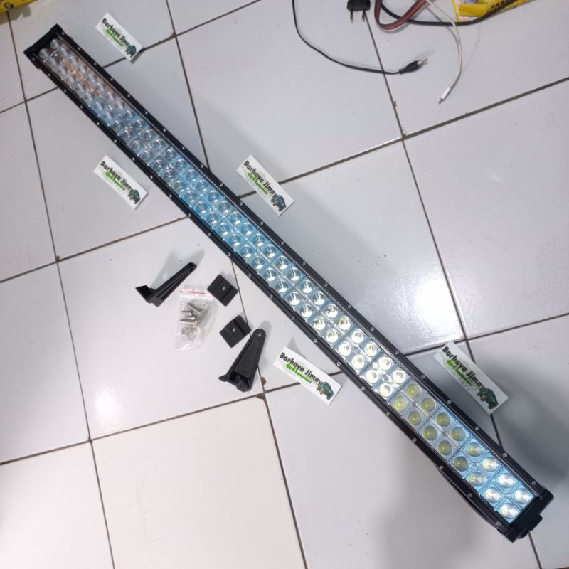 Jual LED BAR 105CM LEDBAR 240WATT 80 TITIK LAMPU TEMBAK OFFROAD PUTIH ...
