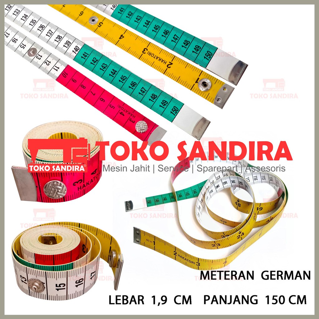 Jual Meteran Besar/Meteran kain 19 GL Germany | Shopee Indonesia