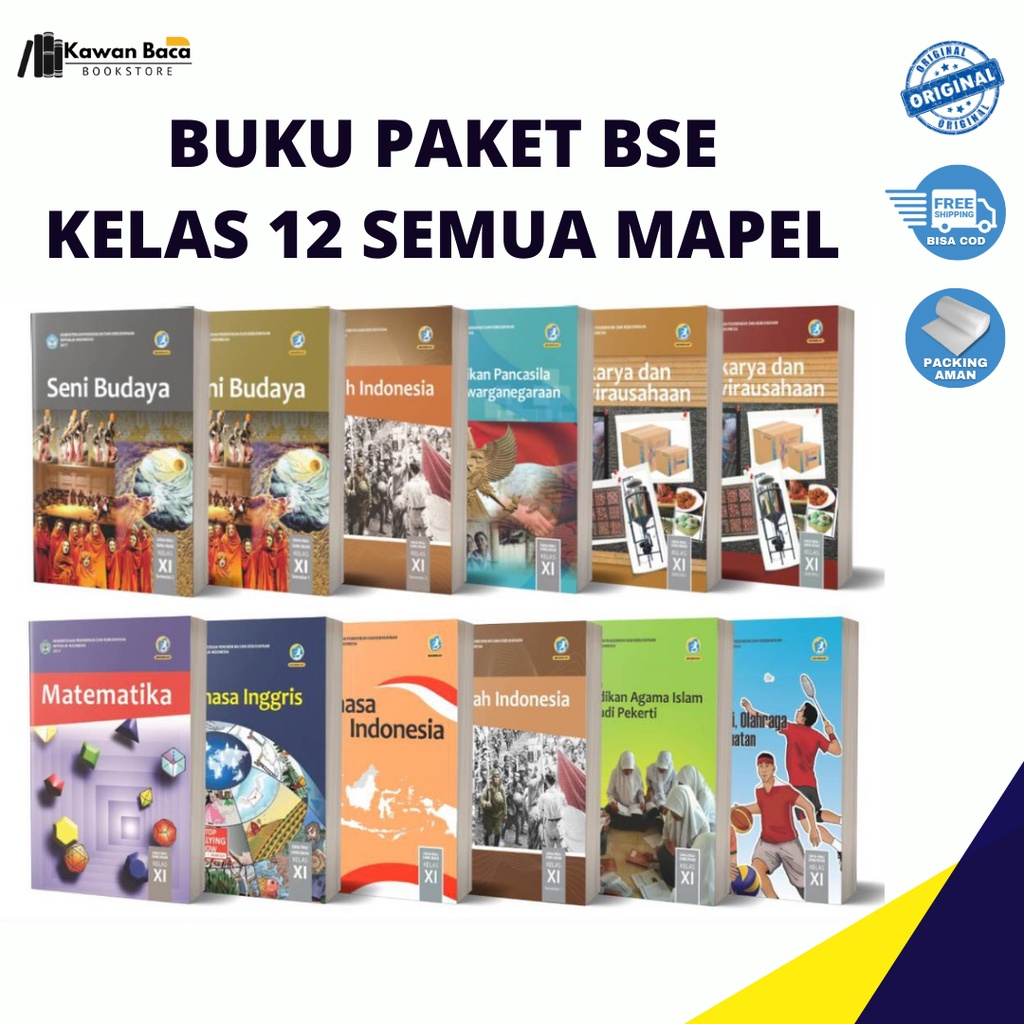 Jual Buku Paket SMA Kelas 12 BSE Kurikulum 2013 Edisi Revisi - 100% Original | Shopee Indonesia