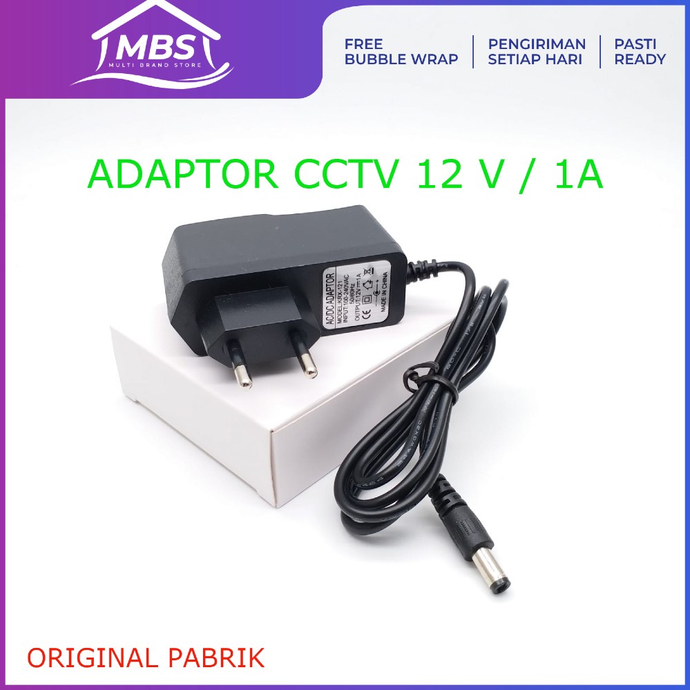 Jual Adaptor CCTV 12V 1A Power Adapter | Shopee Indonesia