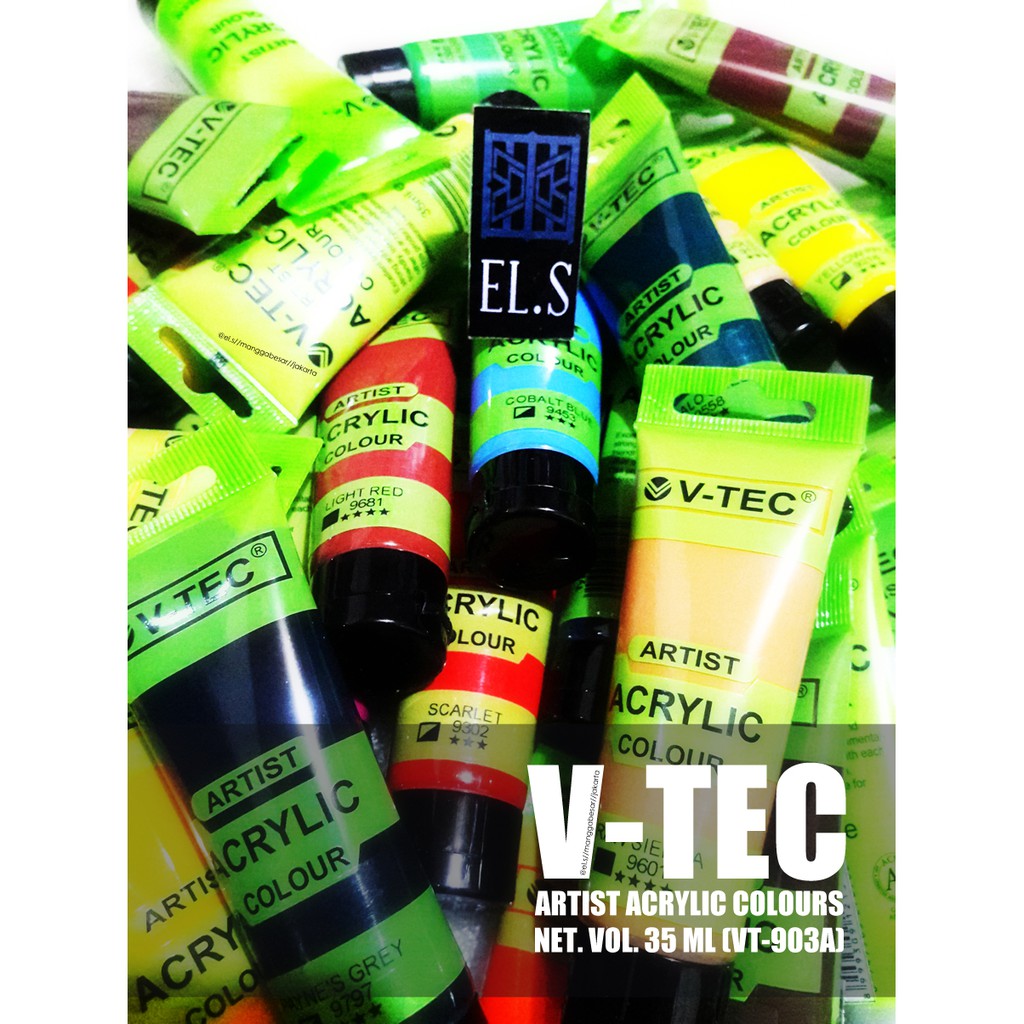 Jual V-TEC Acrylic Colours 35 ml ( VT-930A) | Shopee Indonesia