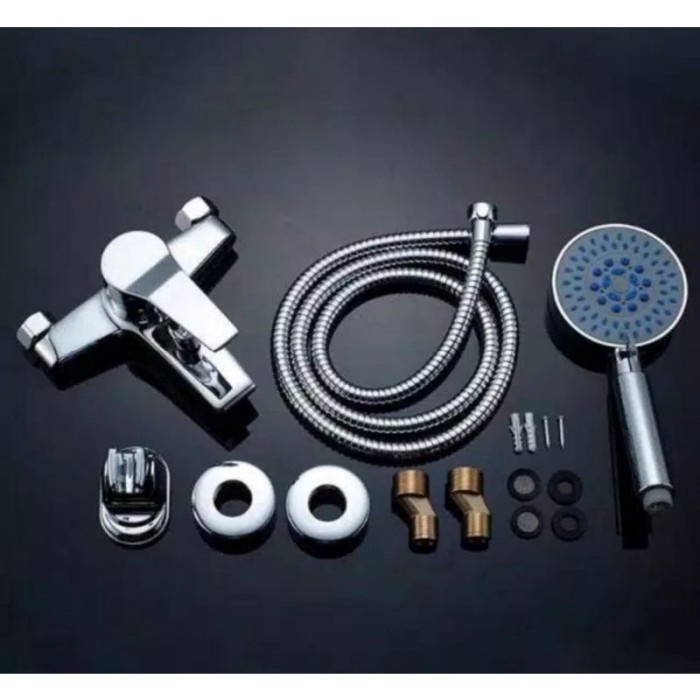 Jual Paket Kran Keran Mixer Shower Panas Dingin / Kran Bathub Shower ...
