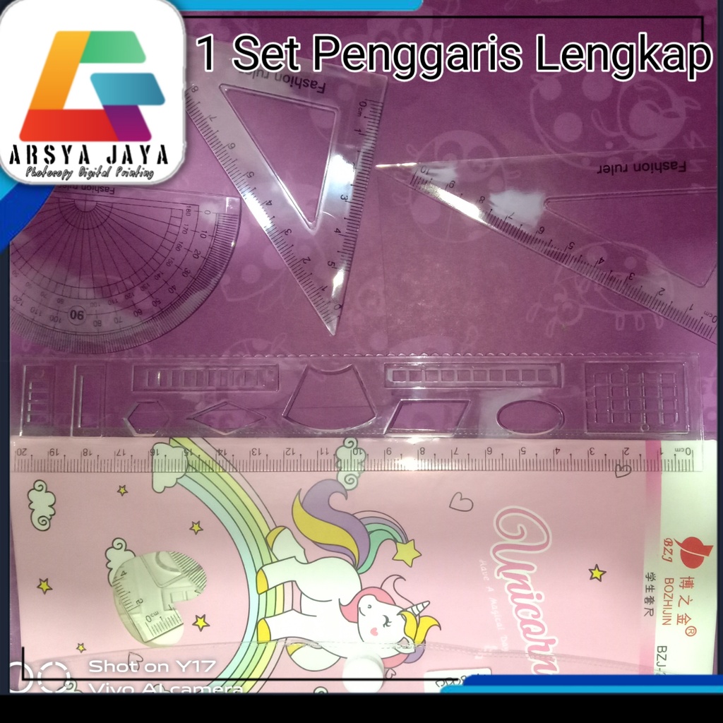 Jual Penggaris Set Plastik (Bungkus Mika) | Shopee Indonesia