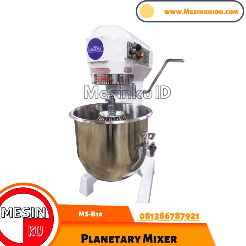 Jual Planetary Mixer Masema B-10 Mesin Pengaduk Adonan Roti 10 Liter ...