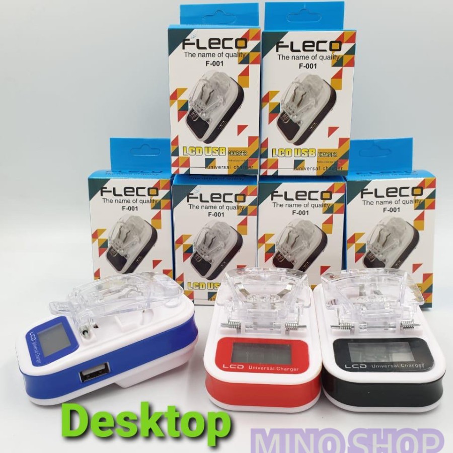 Jual DESTOP LCD FLECO F-001 - DESTOP CHARGER BATERAI - DESTOP CAS KODOK ...