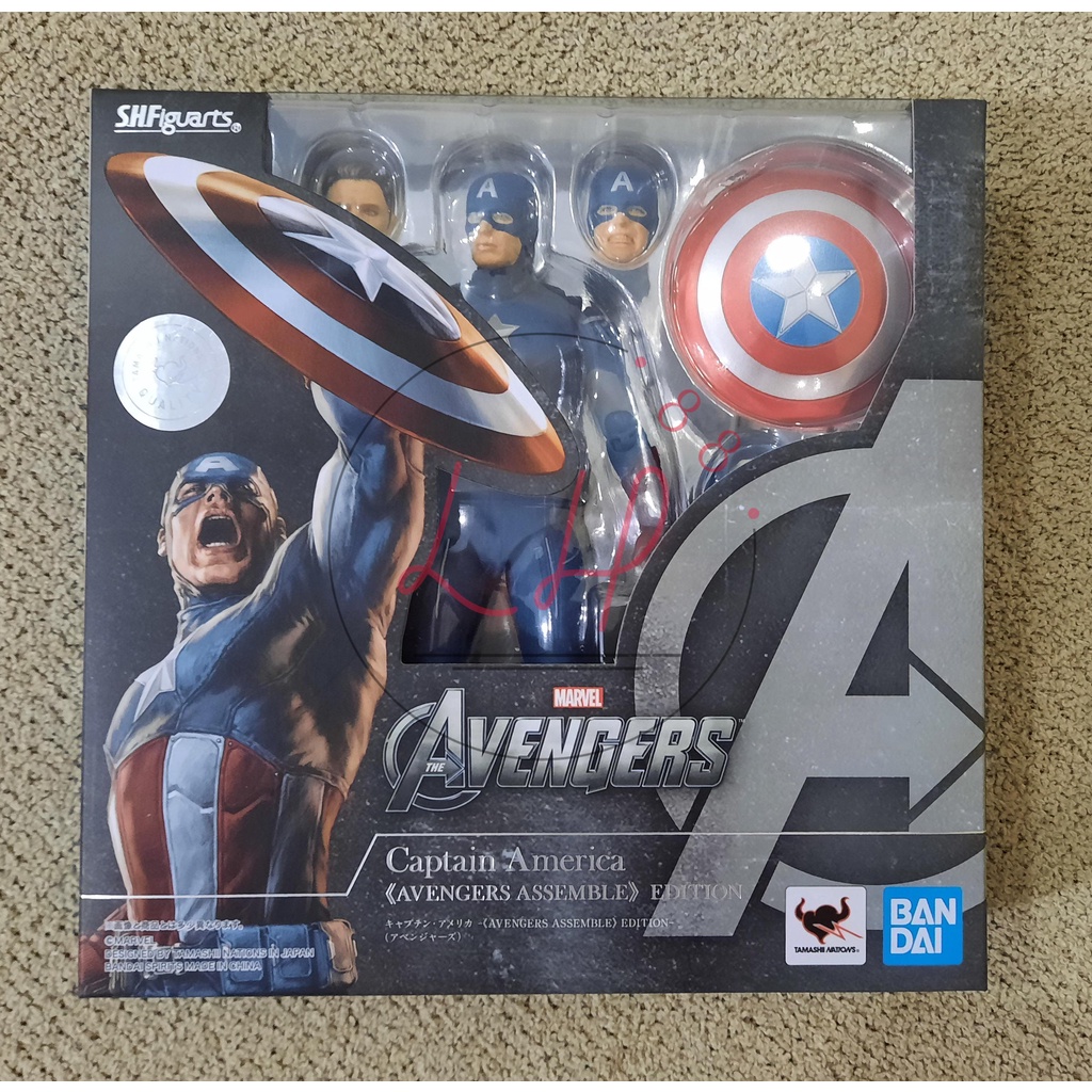 Jual SHF Captain America AVENGERS ASSAMBLE EDITION (MISB) | Shopee ...