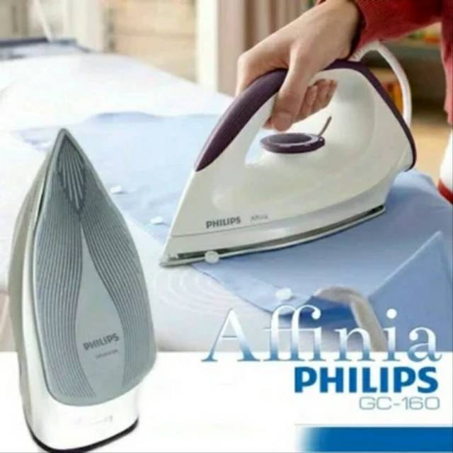 Jual Setrika Philips Affinia Dry Iron GC160 Gosokan Philips GC 160 ...
