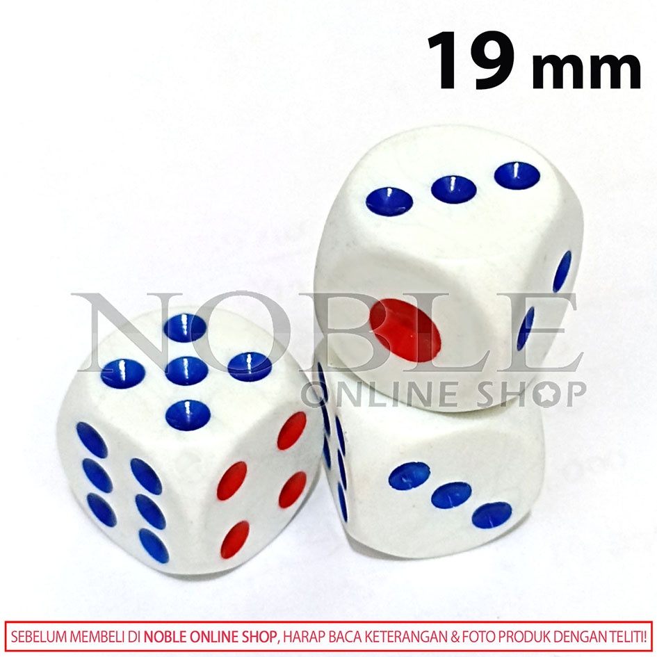 Jual Dadu 19 mm Dice Putih Toys Pelengkap Board Game Permainan Ular Tangga Monopoli | Shopee ...