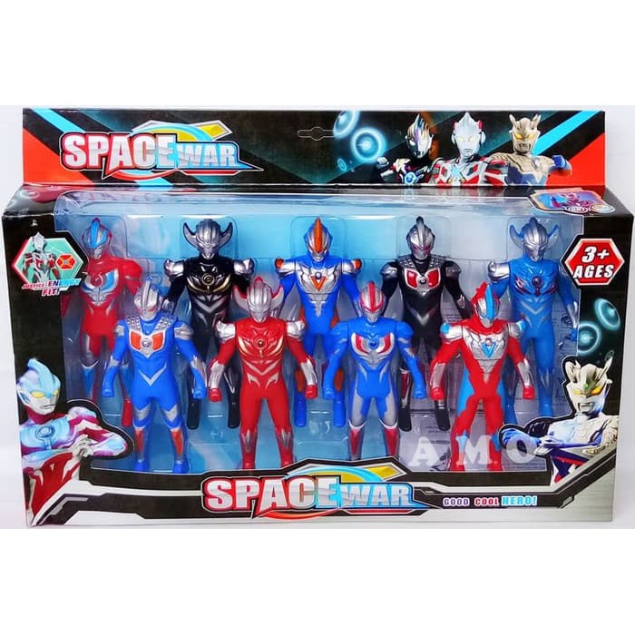 Jual MAINAN ULTRAMAN Space War FIGURE SET ULTRAMEN 4 PCS | Shopee Indonesia