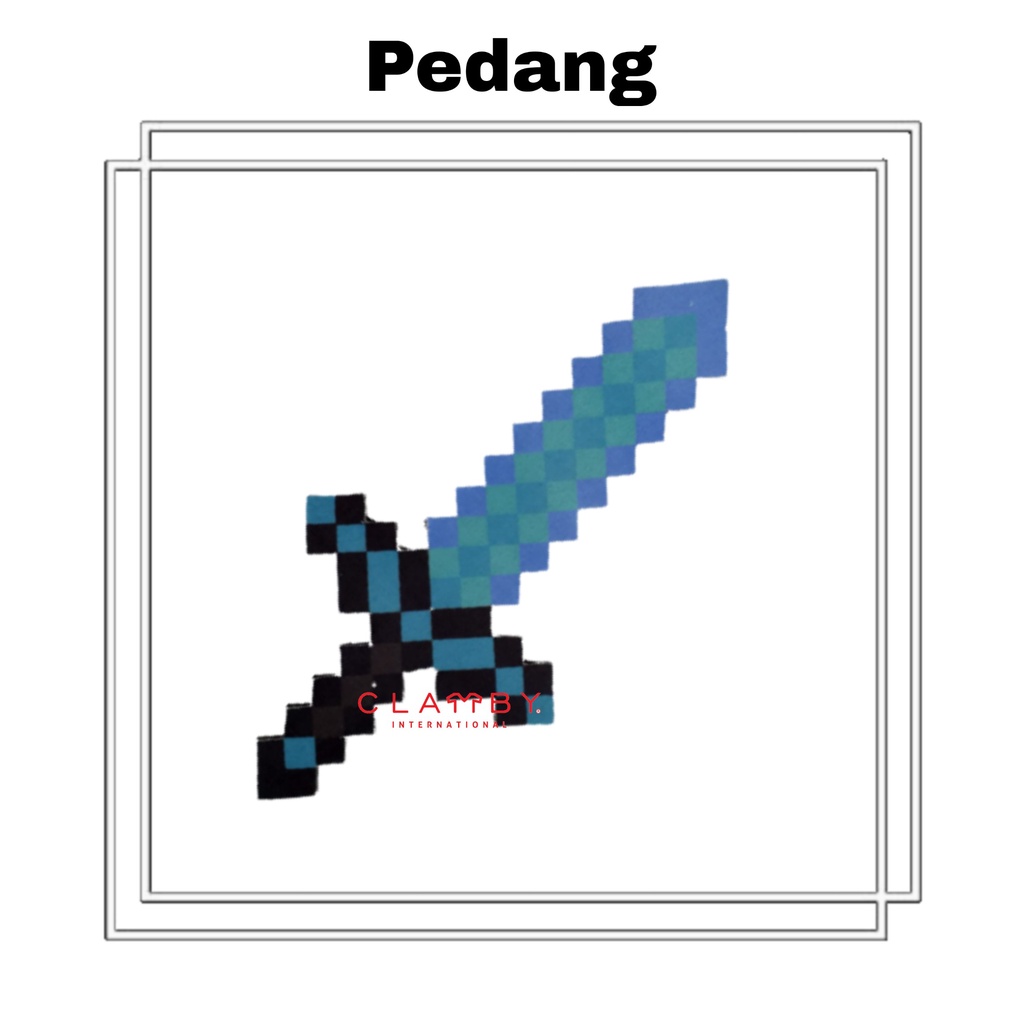 Jual Mainan Pedang Senjata Minecraft Kado Mainan Anak Laki-Laki Murah ...