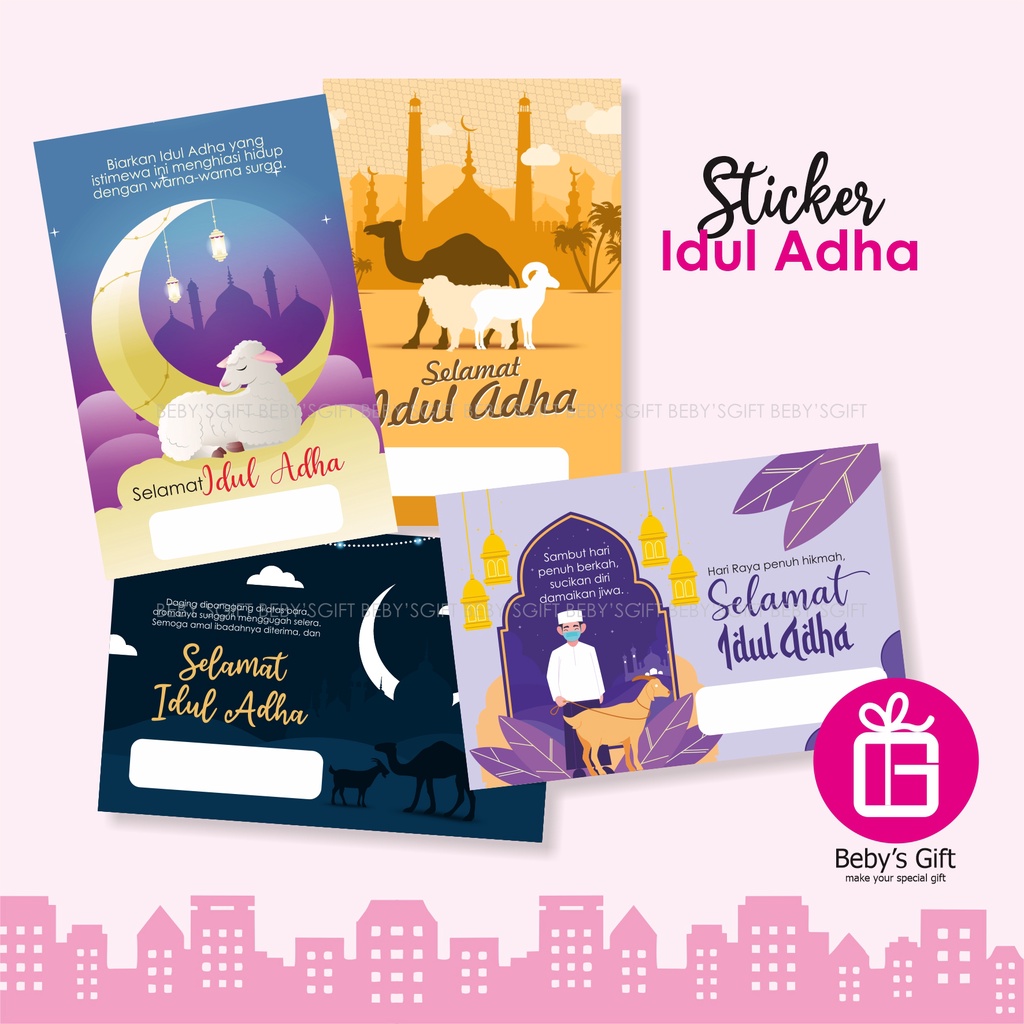 Jual Sticker Idul Adha Hampers Hari Raya Kurban Stiker Pengambilan ...