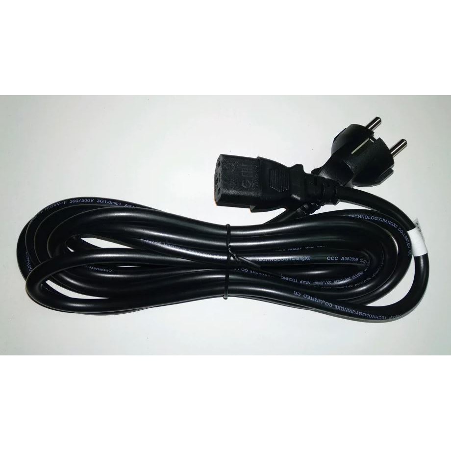 Jual Power Cord Server C13/CEE 7/7 3X1MM 16A | Shopee Indonesia