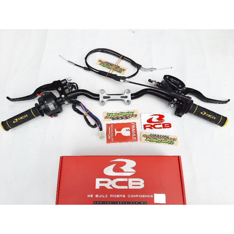 Jual stang motor full master rcb hand grip rcb gas spontan rxking ...