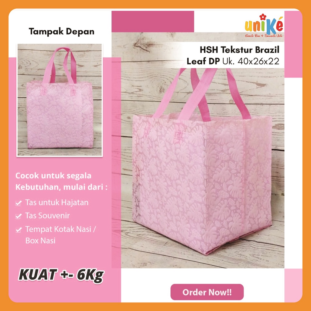 Jual Tas Berkat Hajatan Spundbond Bag Tas Nasi Kotak 22x22 Goodie Bag ...