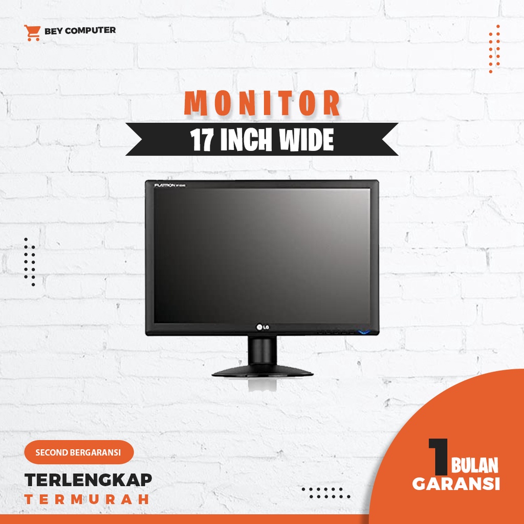 Jual Monitor LCD/LED 17 Inch Wide second bergaransi | Shopee Indonesia