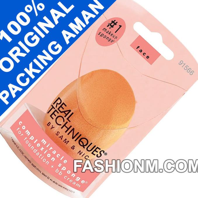 Jual Real Techniques Miracle Complexion Sponge + Travel Sponge Case ...